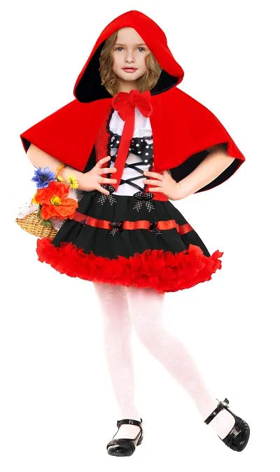 Red Riding Hood Costume Child Large Size 10-12 — Red Fox Party Supplies