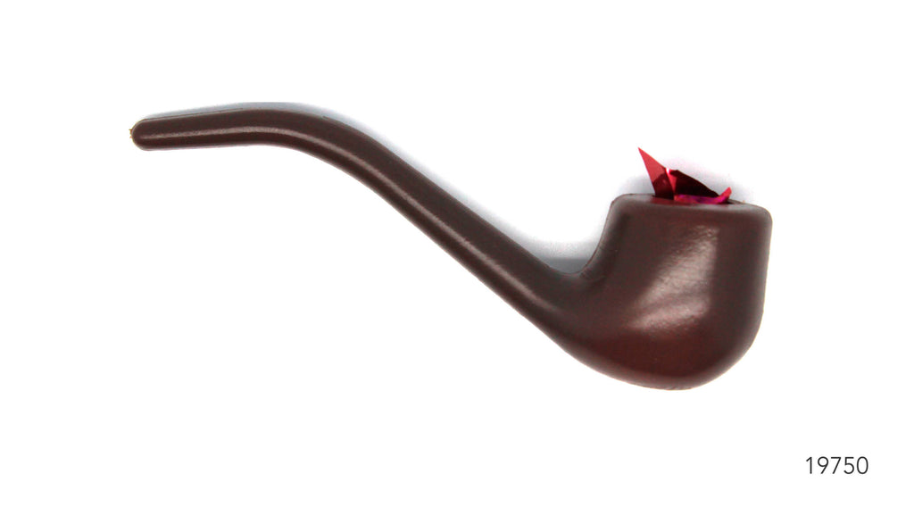 Small Brown Detective Pipe — Red Fox Party Supplies