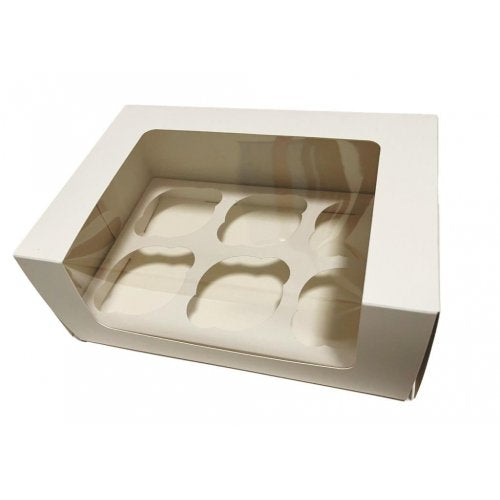 Cupcake Display Box 6 Holes — Red Fox Party Supplies
