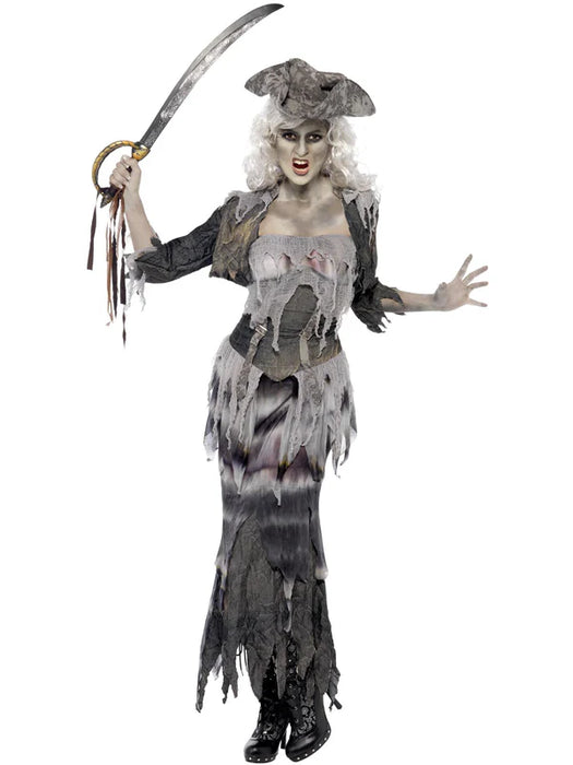 Ghost Ship Ghoulina Costume X1 Size 20-22 — Red Fox Party Supplies