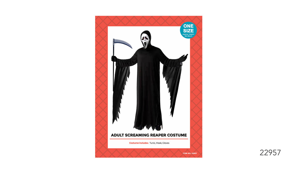Screaming Reaper Adult Costume — Red Fox Party Supplies