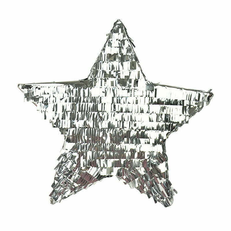 Silver Star Pinata — Red Fox Party Supplies