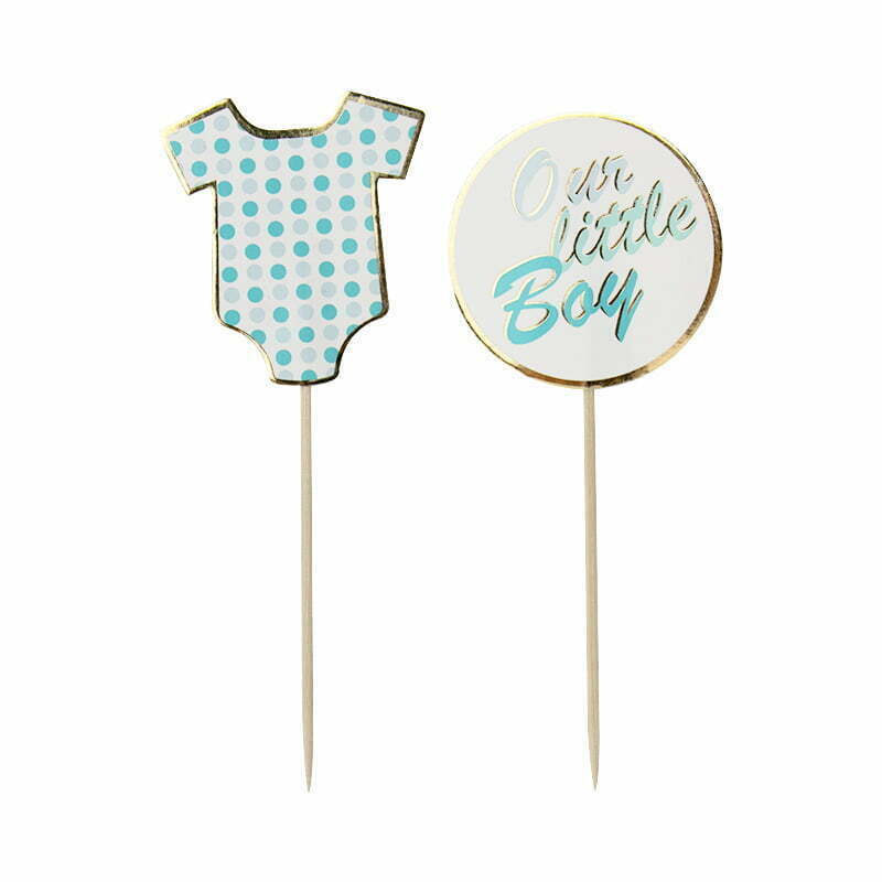 Baby Boy Picks 8 Pk — Red Fox Party Supplies