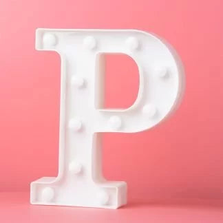 Led Light Letter P — Red Fox Party Supplies