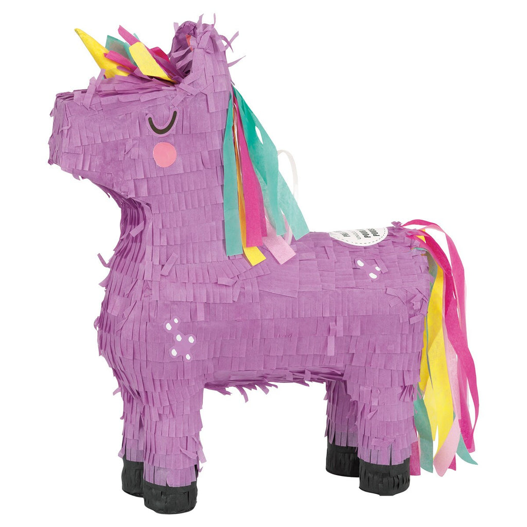 Mini Unicorn Pinata Purple — Red Fox Party Supplies