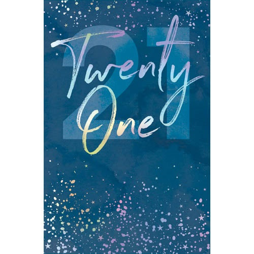 21 Today Birthday Card — Red Fox Party Supplies