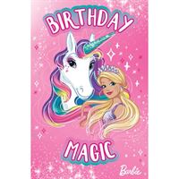 Barbie Birthday Magic Card - World Greetings — Red Fox Party Supplies