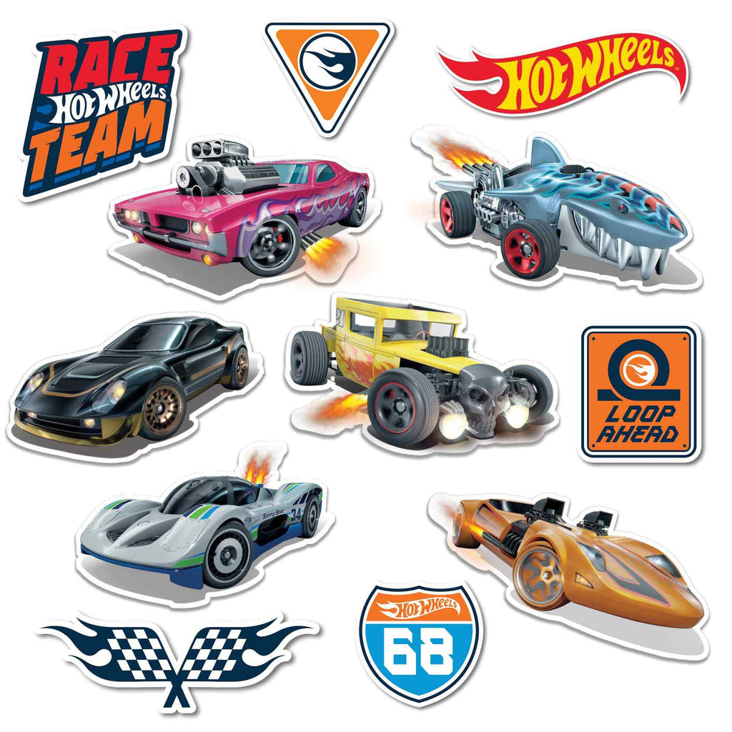 Hot Wheels Swirl Decorations — Red Fox Party Supplies