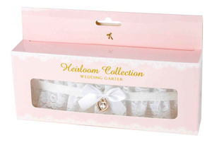 White Wedding Garter — Red Fox Party Supplies