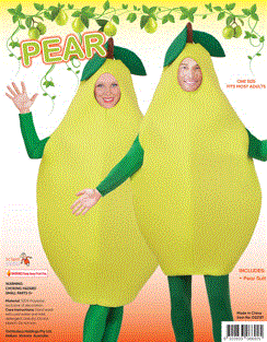 Pear Costume One Size — Red Fox Party Supplies
