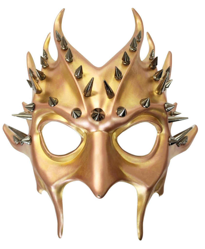 Gold Spiked Eye Mask — Red Fox Party Supplies