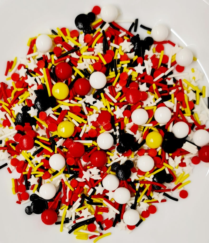 Mickey Mouse Red Theme Sprinkle Mix 56g — Red Fox Party Supplies