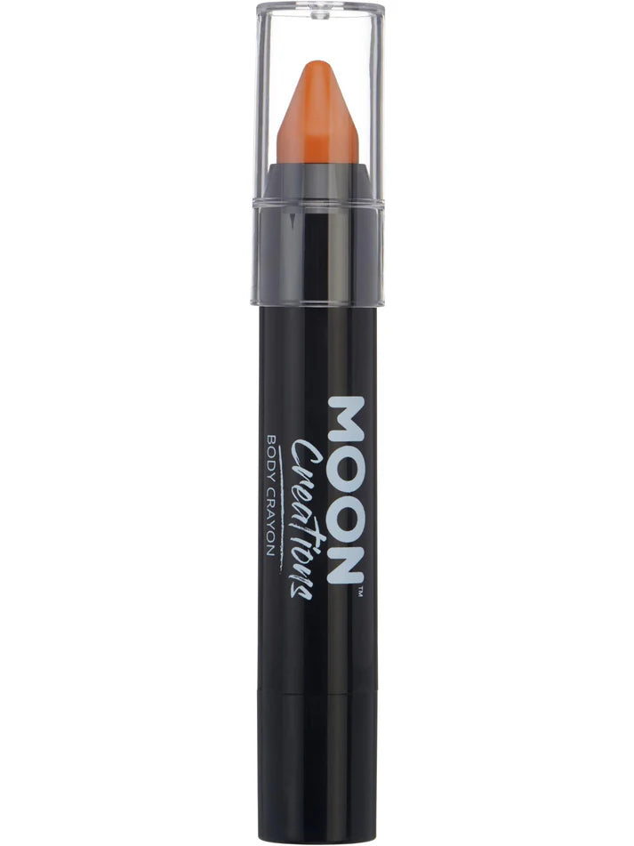 Moon Creations Body Crayons, Orange 3.2g Single — Red Fox Party Supplies