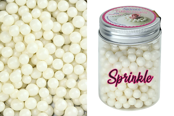 Iconic 8mm Pearl White Cachous 100g — Red Fox Party Supplies