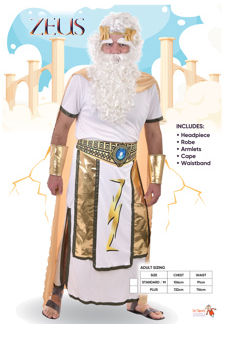 Zeus Adult Costume XL — Red Fox Party Supplies