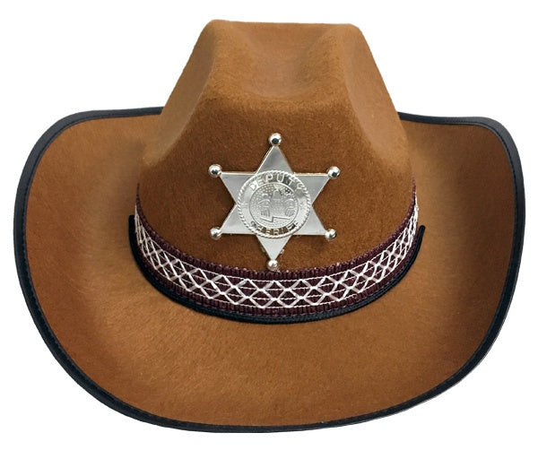 Sheriff Hat Brown — Red Fox Party Supplies