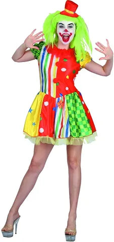 Clown Lady Adult Costume — Red Fox Party Supplies