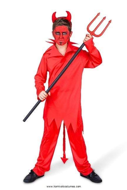 Red Devil Boy Costume 3-4 Years — Red Fox Party Supplies