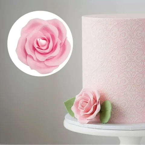 Extra Large Single Rose Pink Flower 1 Piece — Red Fox Party Supplies