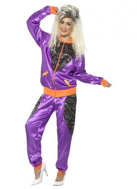 Retro Shell Suit Costume Ladies — Red Fox Party Supplies
