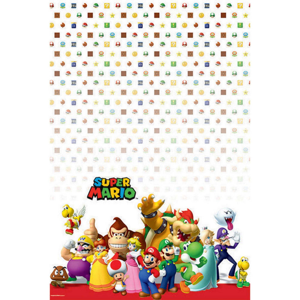 Super Mario Bros Table Cover — Red Fox Party Supplies