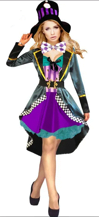 Ladies Mad Hatter Costume — Red Fox Party Supplies