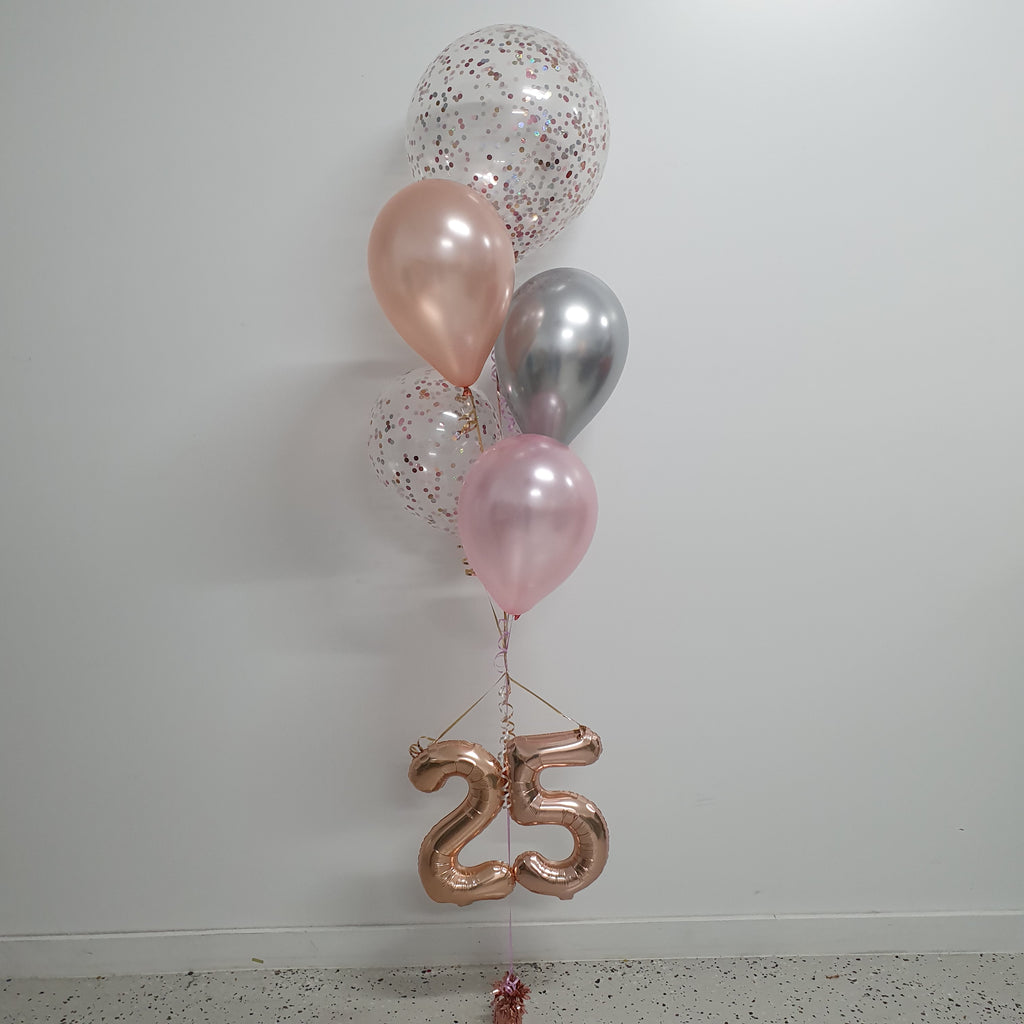 Confetti Numbered Bouquet — Red Fox Party Supplies