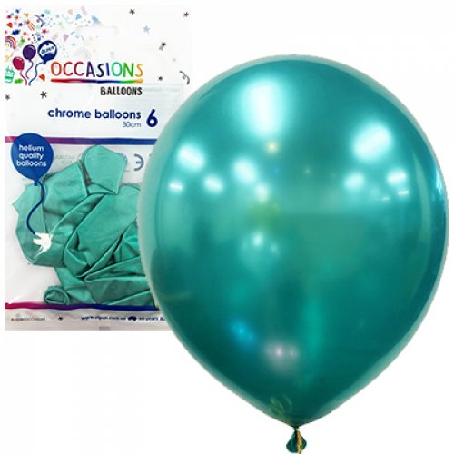 Chrome Balloons 10 pack 30cm — Red Fox Party Supplies