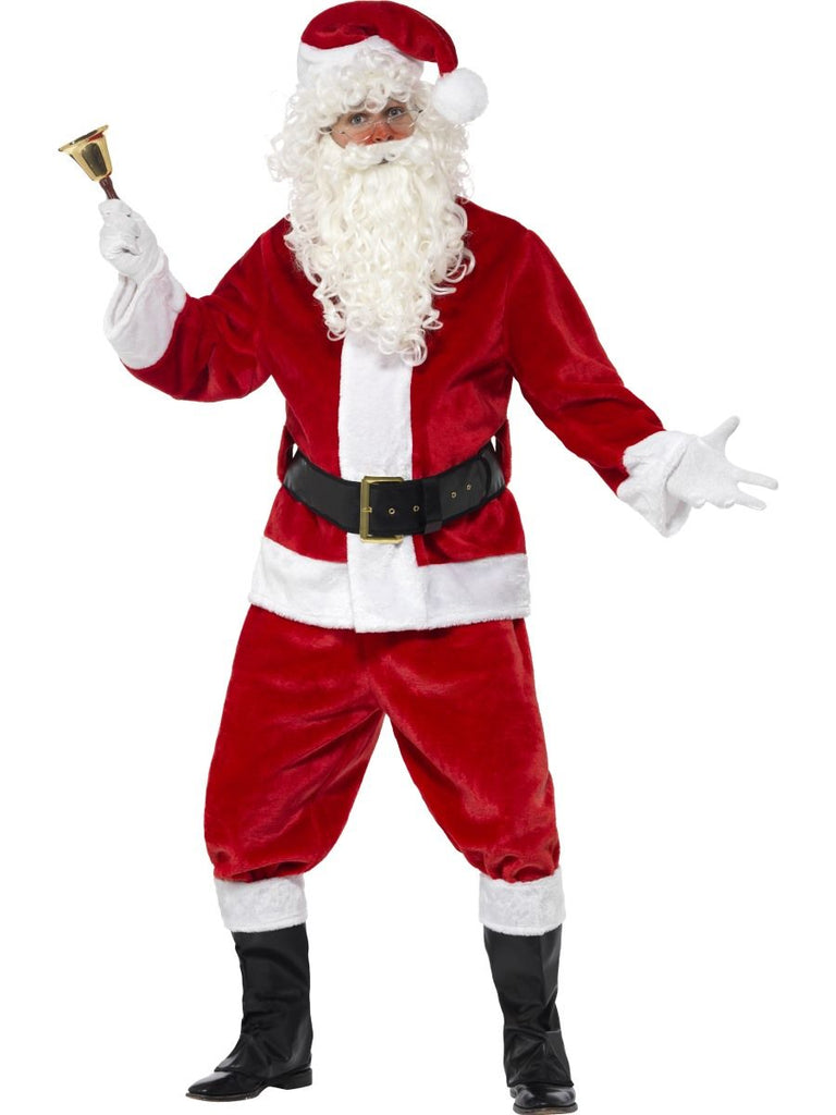Deluxe Santa Adult Costume & Hat — Red Fox Party Supplies