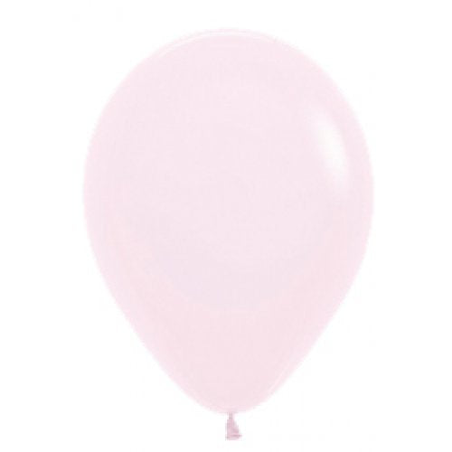 Decrotex 100 Pack Pastel Matte Pink 30cm Balloon — Red Fox Party Supplies