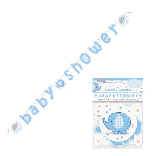 Umbrellaphant Baby Shower Baby Shower Jointed Banner 1.6m (5.24') — Red ...