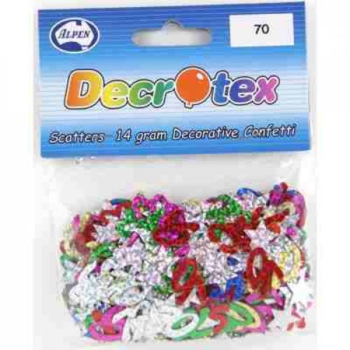 Scatters 70 Multi — Red Fox Party Supplies