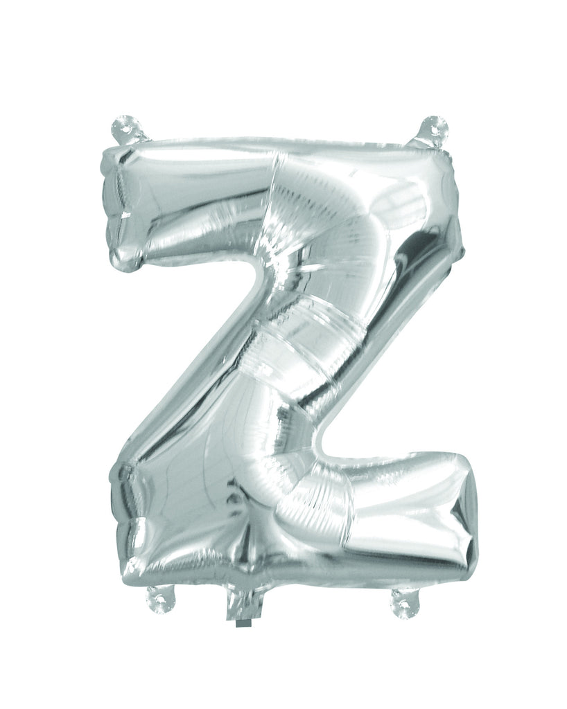 Artwrap Foil Balloon 35cm Silver Z — Red Fox Party Supplies