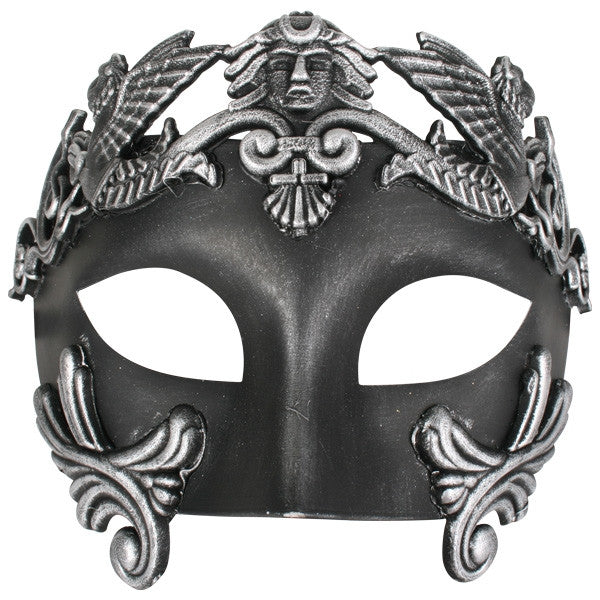 Nicholas Black & Silver Eye Mask — Red Fox Party Supplies