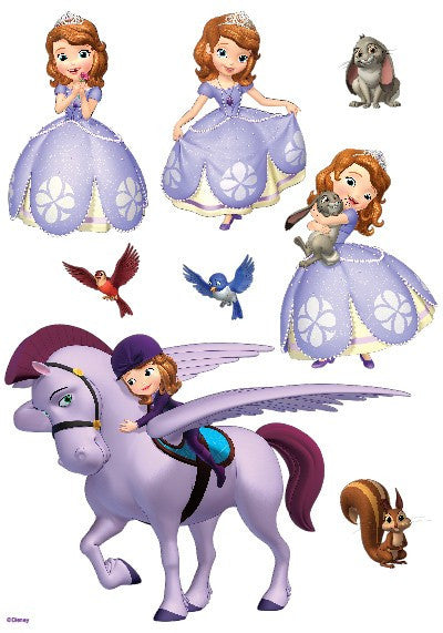 Disney Sofia The First - Princess Sofia Character Sheet A4 Edible Imag ...