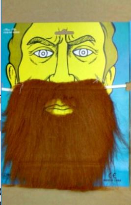 Beard Assorted Colours — Red Fox Party Supplies