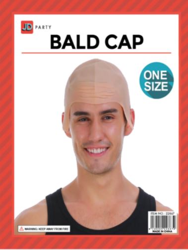 Bald Skinhead Cap — Red Fox Party Supplies