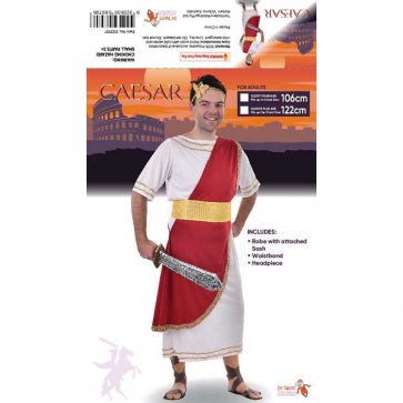 Mens Costume Caesar Standard Size — Red Fox Party Supplies