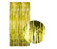 Metallic Gold Curtain 1mt Wide x 2mt Long — Red Fox Party Supplies