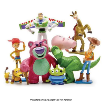 Toy Story Plastic Figurines 9 Piece Set — Red Fox Party Supplies